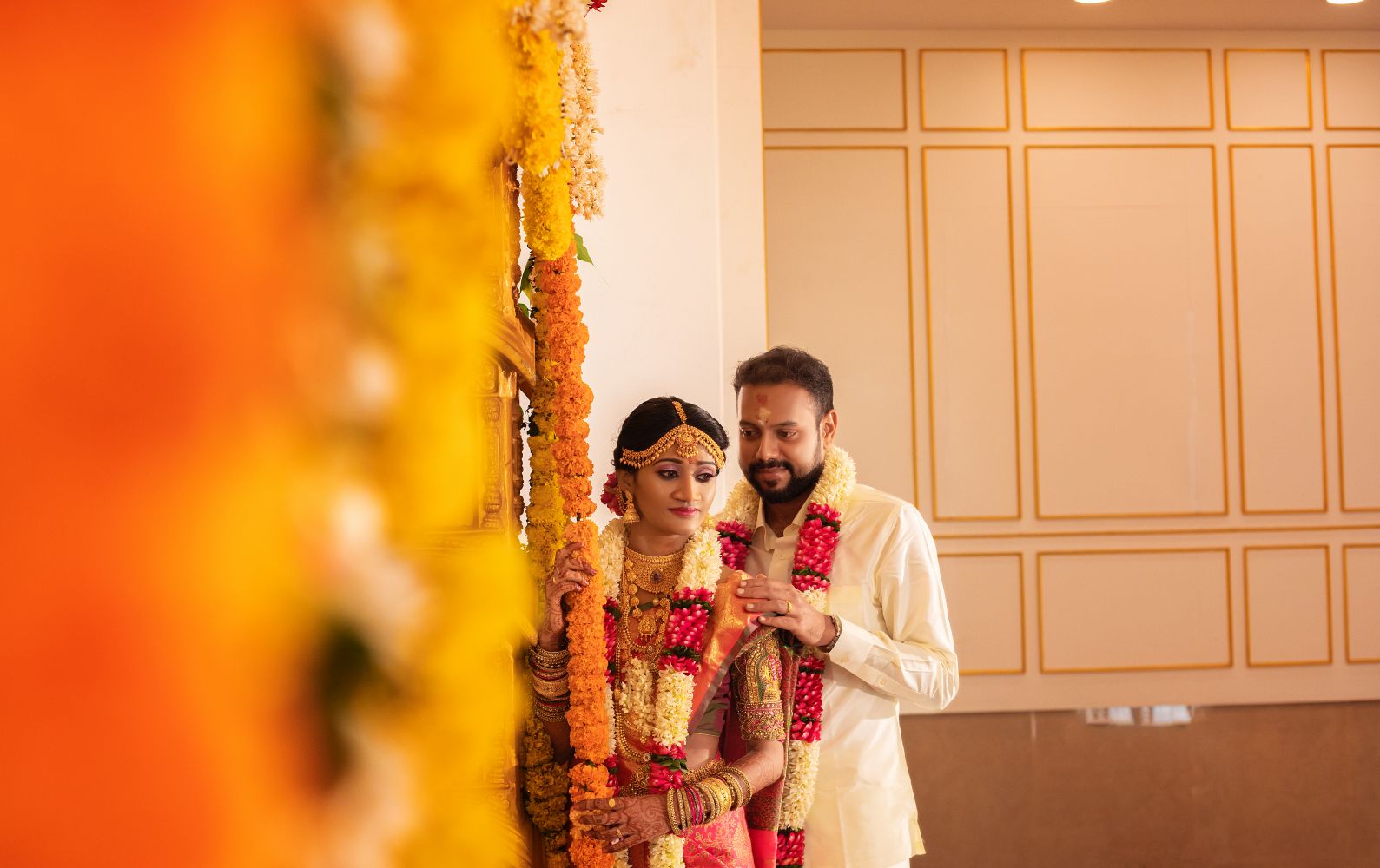 Wedding Reception Couple Portraits| Chennai Wedding Photography