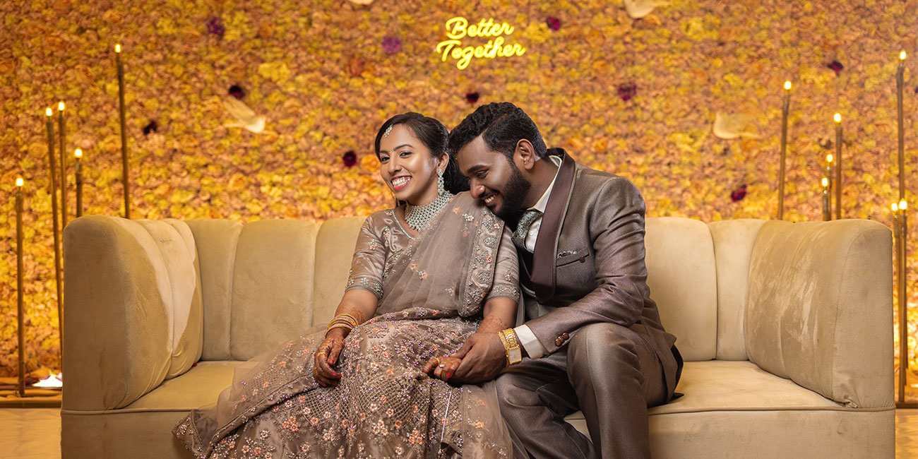 Wedding Reception Couple Portraits| Chennai Wedding Photography