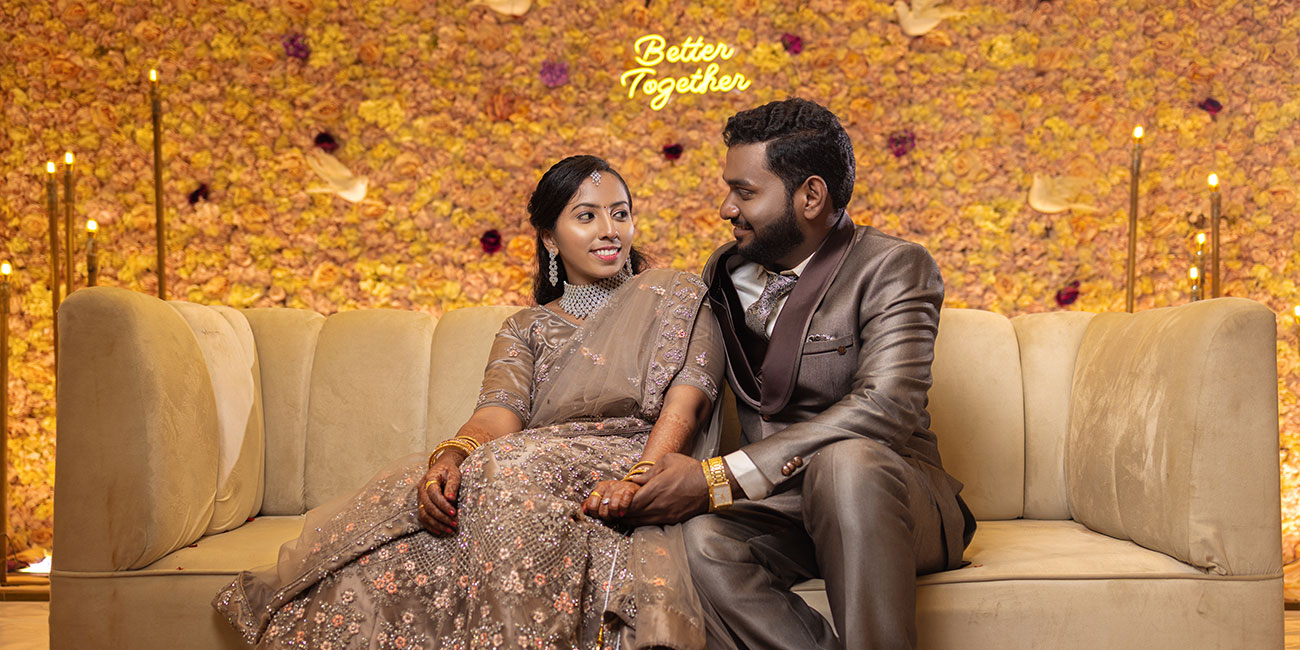 Wedding Reception Couple Portraits| Chennai Wedding Photography