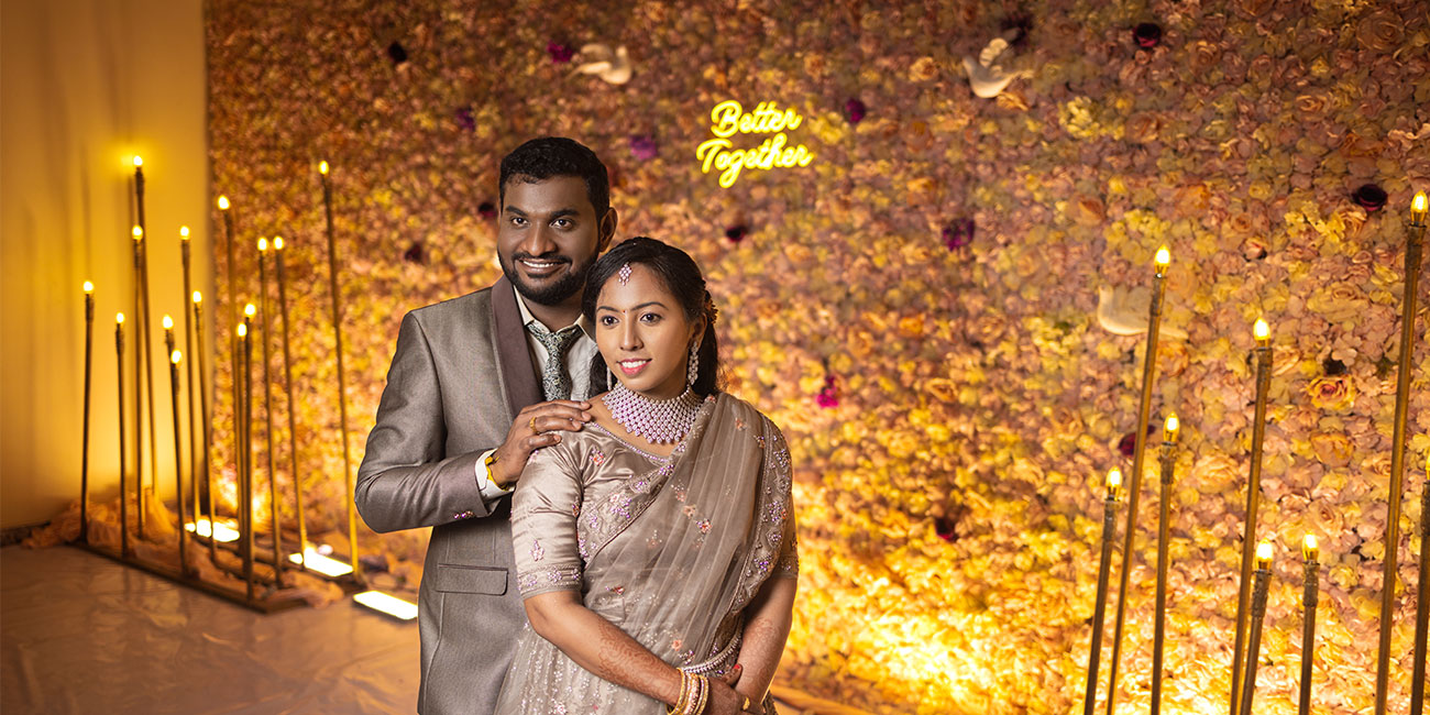 Wedding Reception Couple Portraits| Chennai Wedding Photography